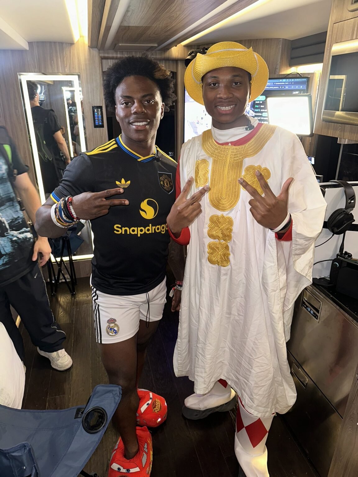 Nigerian Streamer Enzo Achieves Dream, Meets Global Superstar ...
